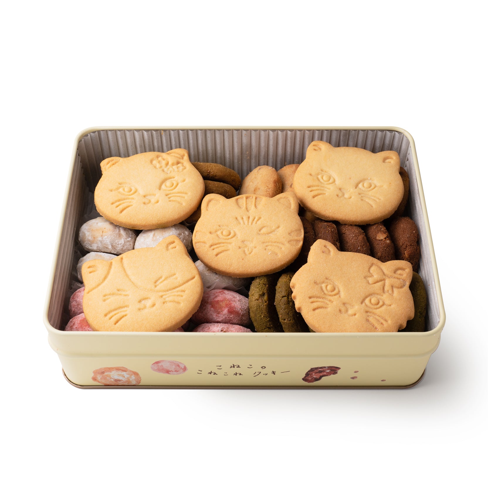 こねこのこねこねクッキー缶 HappyNyao ｜DADACA Online Store